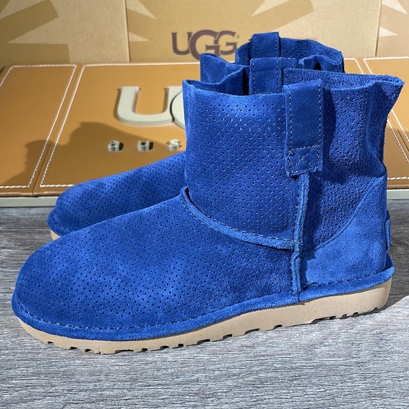 UGG | Shoes | Brand New Women Ugg Classic Unlined Mini Perf Mri Blue ...